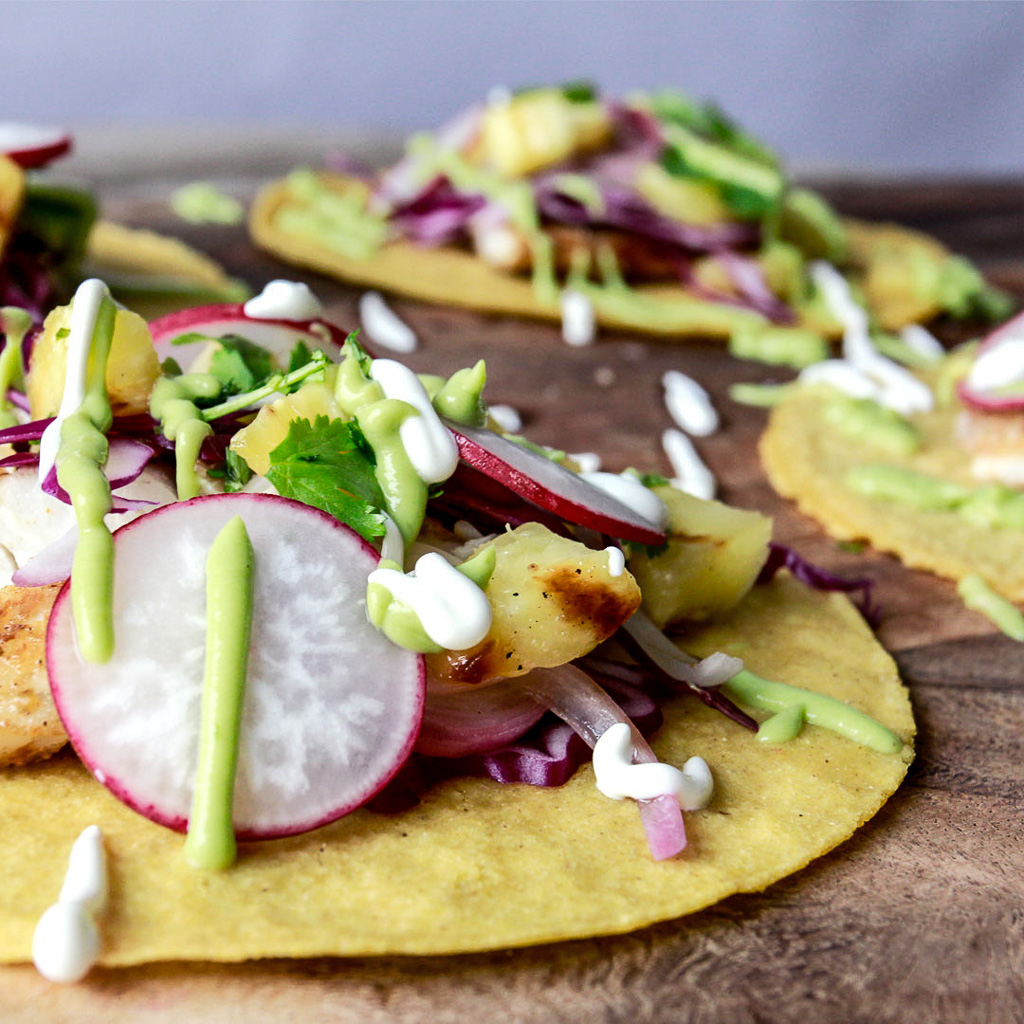 Immunity March: Fish Tacos with Pineapple Slaw | Fruitful Day Blog